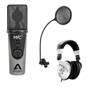 Apogee Electronics MiC Plus USB Cardioid Condenser Microphone With ...