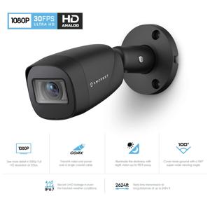 Amcrest 1080P Bullet Outdoor Security Camera, Black - Adorama