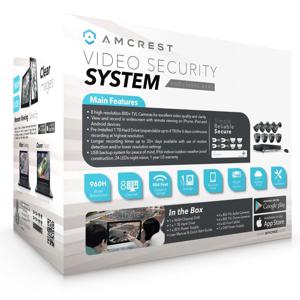 Amcrest 1TB 8-Ch 960H DVR Security System with 8x Cameras - Adorama