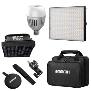 Aputure Amaran P60c 60W RGBWW LED Soft Light Panel with Accent B7c 7W ...