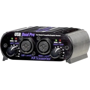 Art Pro Audio USB Dual Pre 2-Channel Preamplifier/Computer Interface ...