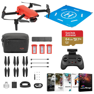 Autel Robotics EVO Nano+ Premium Bundle (Red) with Accessories Kit