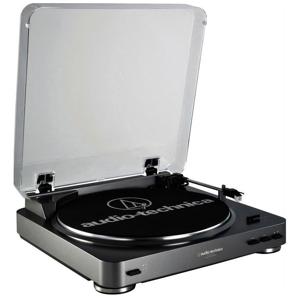 Audio-Technica AT-LP60-USB LP-to-Digital Turntable Recording System, Black