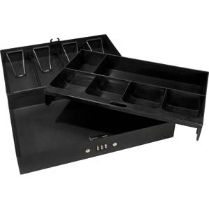 Barska Six-Compartment Cash Box with Bill Holders and Combination Lock ...