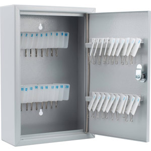 Barska 40 Position Key Cabinet with White Tag & Key Lock - Adorama