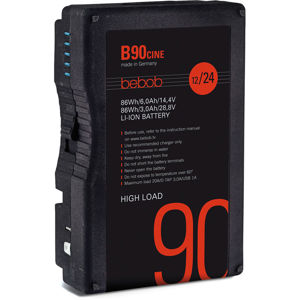 bebob B90CINE 14.4V/28.8V/86Wh Rechargeable Li-Ion B-Mount Battery ...
