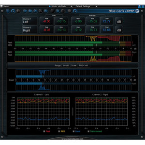 Blue Cat Audio DP Meter Pro Audio Meter/Side-Chaining Software Plug-In ...