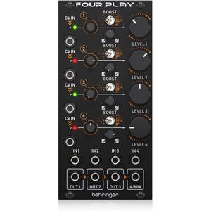 Behringer Four Play 4-Channel VCA and Mixer Module for Eurorack 000 ...