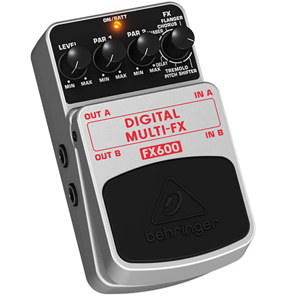 Behringer Digital Multi-FX FX600 Stereo Multi-Effects Pedal 000-59600-00010