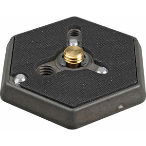 Manfrotto 13038 Hexagon Mounting Plate (3/8in Flush Mount) 13038