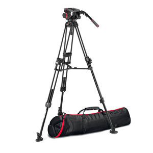Manfrotto 509HD Professional Fluid Video Head with 645 FAST Twin Leg Al ...