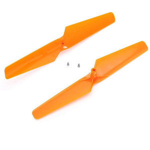 Blade Clockwise & Counter Clockwise Rotation Propeller Set, Orange
