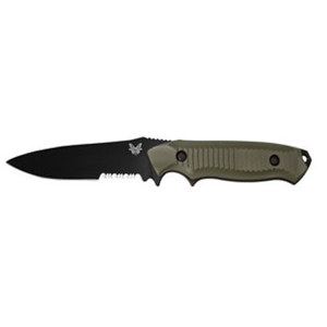 Benchmade 140 Nimravus Fixed Blade ComboEdge Serrated Knife, Camouflage ...