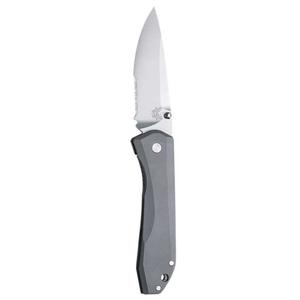 Benchmade Mono-Lock Folding Knife, 3.73" Serrated Drop-point Satin ...