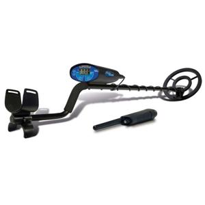 Bounty Hunter Quick Silver Metal Detector, 8" Coil, Pinpointer & Bag, 6 ...