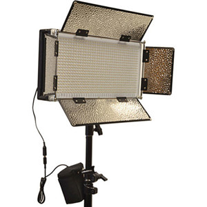 Bescor LED-700SB 500W Single Bi-Color LED Panel Studio Kit LED-700SB