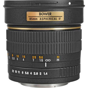 Used Bower 85mm f/1.4 Manual Focus Lens for Nikon Cameras - Adorama