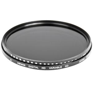 Bower 62mm Variable Neutral Density (ND) Filter - 2 to 8 Stops