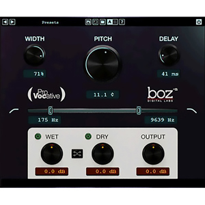 Boz Digital Labs ProVocative Micro Pitch-Shifting Plug-In, Download 10-12128