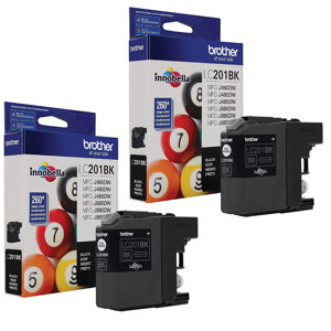 Brother 2x LC201 Innobella Standard-Yield Ink Cartridge, 260 Pages ...