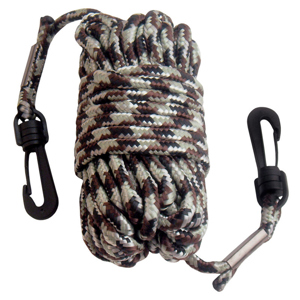Bushnell 30' Pull-Up Nylon Rope with Snap Hooks, Camo PS6533 - Adorama