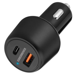 Car And Driver 48-Watt 12 Volt Dual USB Car Charger, Black - Adorama