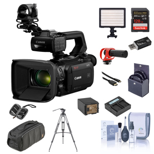 Canon XA75 4K UHD 1" Sensor Compact Pro 15x Zoom Camcorder w/Premium ...