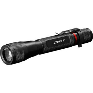 Coast G32 Pure Beam Focusing Flashlight, 355 Lumens, 433' Beam, AA Battery