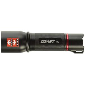 Coast HP7 Pure Beam Focusing Flashlight, 410 Lumens, 751' Beam, AAA Battery
