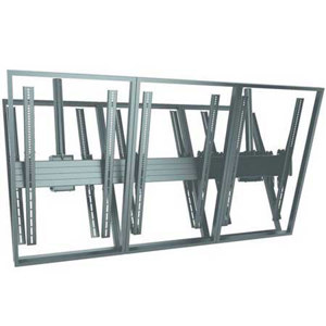 Chief Fusion LCB3X1UP Large Portrait Back-to-Back Ceiling-Mounted 3x1 Board