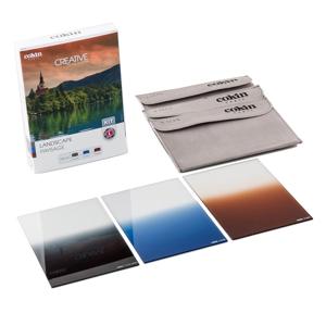 Used Cokin 3 Piece Landscape Soft-Edge Graduated Neutral Density Gray Filter Kit for Z-Pro ...