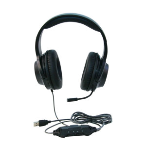 Califone G200 Closed-Back Over-Ear Wired Gaming Headset with USB-A Plug