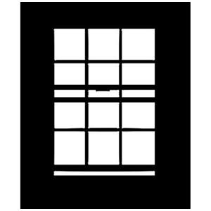 Chimera Window Pattern for 42 x 42" Compact Frame, Open Window 5730