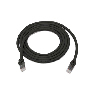 Connectronics CAT6A 600MHz Snagless Molded UTP 10 Gigabit Ethernet Cable, Black