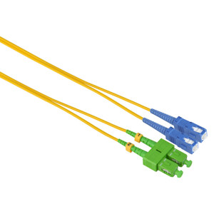 Camplex 9.84' Singlemode Duplex APC SC-UPC SC Fiber Optic Adapter Cable ...