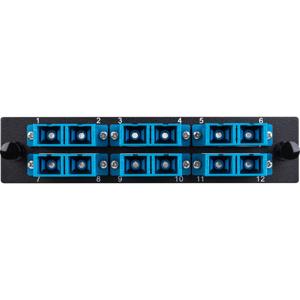 Camplex 6-Port SC UPC Duplex Singlemode Fiber Adapter Plate Module CMX ...