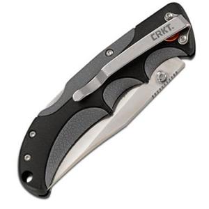 CRKT Free Range Hunter 3.35" Small Folding Knife, Black/Gray