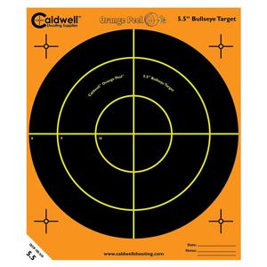 Caldwell 8" Orange Peel Bullseye Target, 10 Sheets 810894 - Adorama