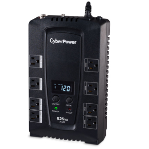 CyberPower Intelligent LCD Computer Battery Backup, 825VA 450W UPS, 8 ...