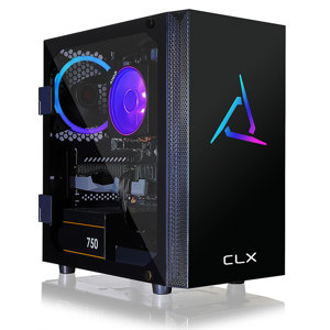CLX VR-Ready Gaming Desktop Computer, AMD Ryzen 7 5800X 3.8GHz, 16GB ...