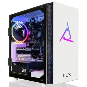 CLX SET Gaming Desktop Computer, i5-11400F, 16GB, 1TB SSD, RX 6400 ...