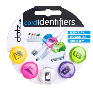 Dotz Pastel Colors Cord Identifiers, 5 Pieces DCI101CO-CP - Adorama