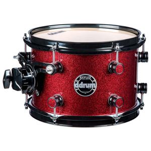 Ddrum Reflex Series 7x8" Rack Tom Drum with Arm, Red Sparkle Wrap