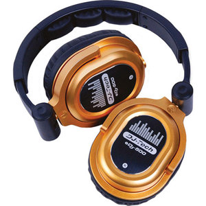 DJ Tech EDJ-500 DJ Chris Garcia Professional Headphones, Gold EDJ500GOLD