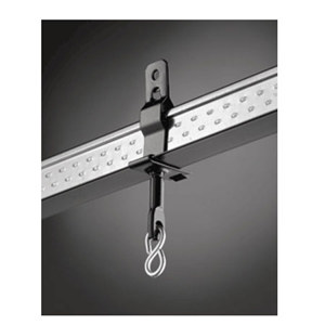 Da-Lite 40968 T-Bar Clips for Drop Ceiling, Black, 2-Pk - Adorama