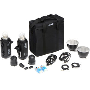 Dynalite AC Powered 600W/s Monolight 2-Light Kit - Adorama