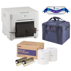 DNP DS-RX1HS 6" Dye Sublimation Printer, With Accessory Bundle W/3-Year Contract RX1HS-SET G