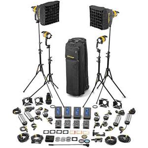 Dedolight Bi-Color LED 4-Light Master Kit (AC & DC Operation) SLED4-BI-M