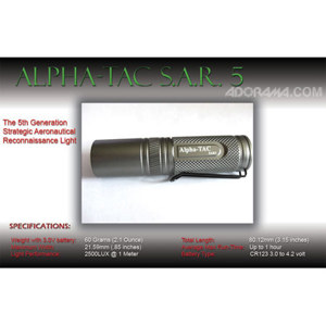 ExtremeBeam SAR 5 Rechargeable LED Flashlight - Adorama