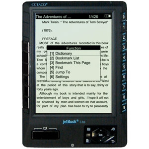 Ectaco Jetbook Lite, eBook Reader - Graphite - Adorama